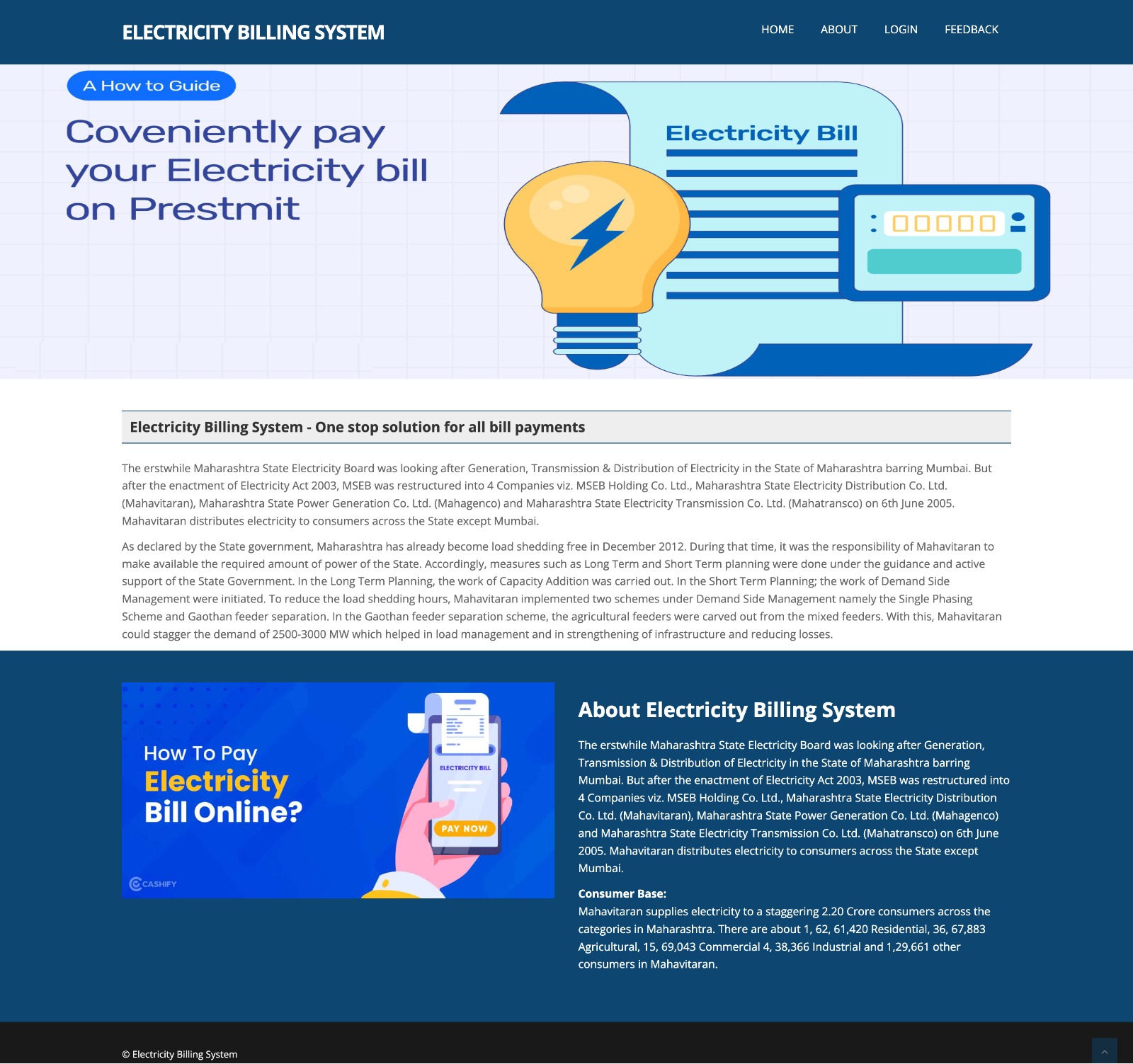 Electricity Billing System Using Java Spring Boot Mvc And Mysql Free Source Code Documentation